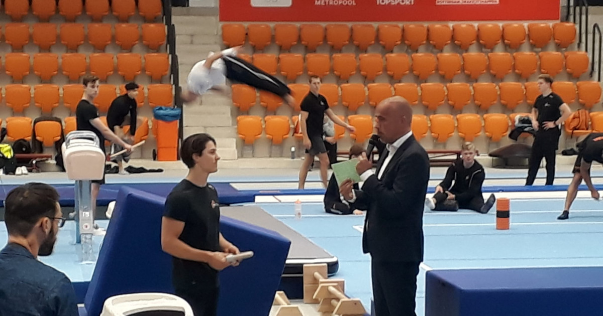 Topsportprogramma turnen heren van start in nieuwe turnhal Rotterdam ...